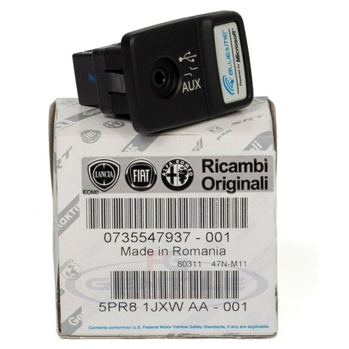 Adapter Connection Blue & Me USB AUX Original Fiat 500 Panda Punto EV ...