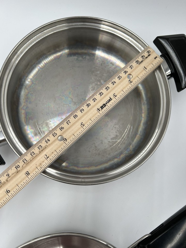 Royal Queen Cookware Made In USA Stainless Steel 5 Piece Set Preowned ...