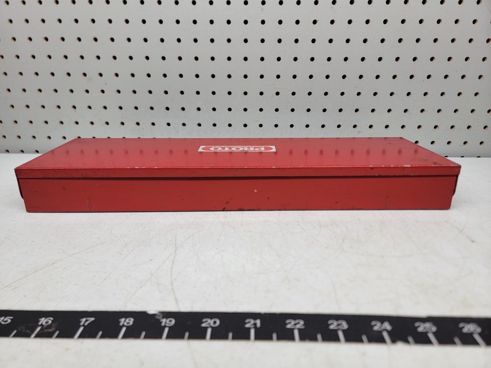 Proto 54208, 16pc 1/2" Drive Socket Set In Metal Case **READ** | eBay