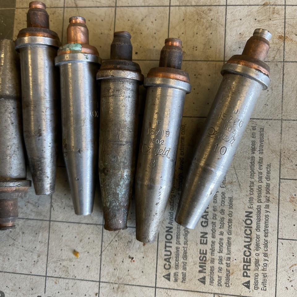 Huge Lot Acetylene Cutting Tip ESAB Oxweld Torch wholesale lot (a1d25 ...