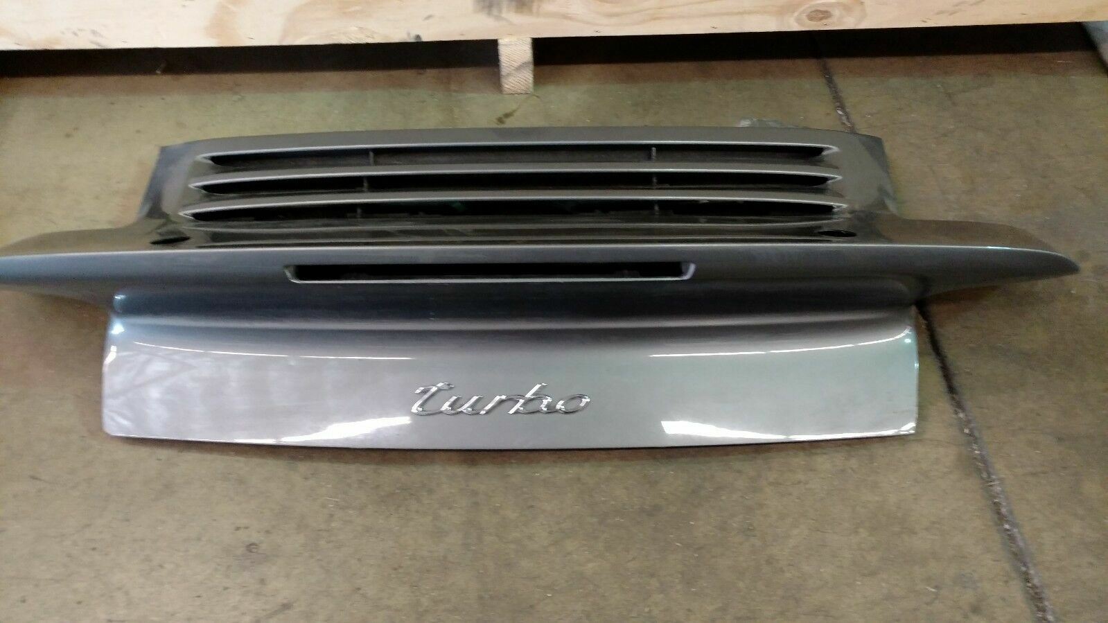 PORSCHE TURBO 911 997 REAR DECK LID SPOILER PANEL OEM FACTORY WITH ...