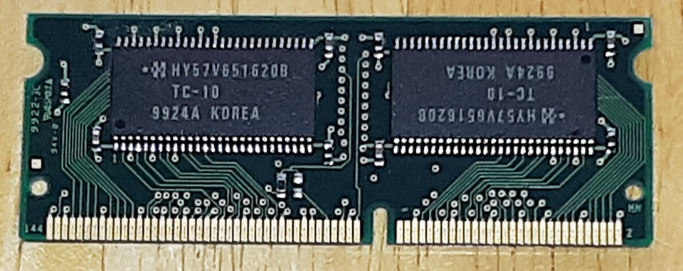 Apple iMac G3 M4984 Blueberry Hyundai 32MB SDRAM SODIMM Module ...