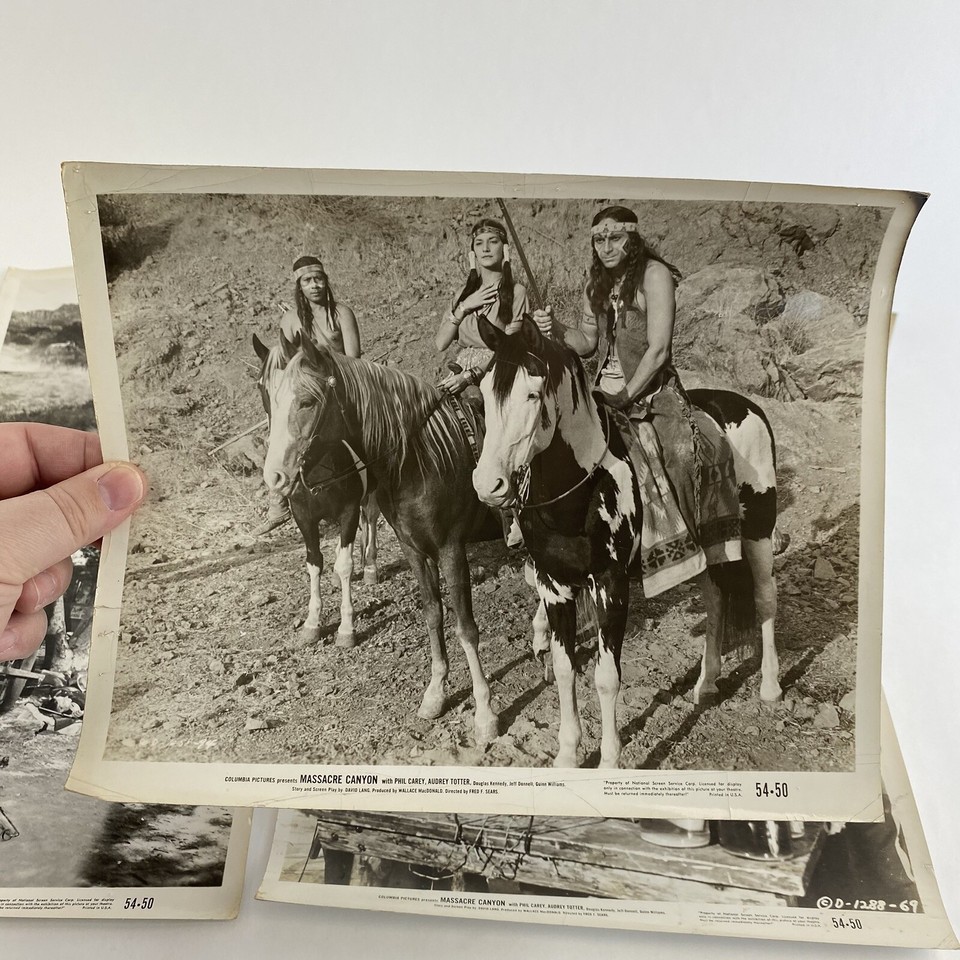 Vintage Photos Movie Stills Massacre Canyon 1954 Philip Carey John ...