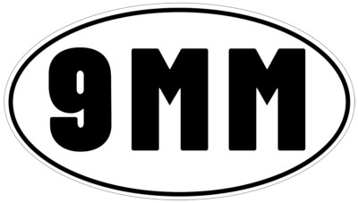 9MM 2A Gun Rights Vinyl Window Decal Sticker Car Truck Laptop Window ...