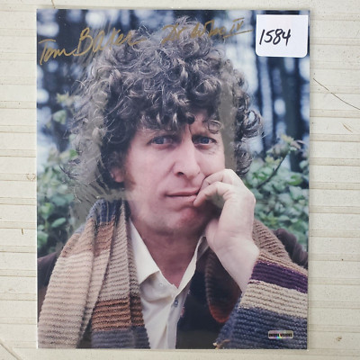 Doctor Who Tom Baker/4th Doctor Hand Signed Autograph 8x10 Photo (EBAU ...