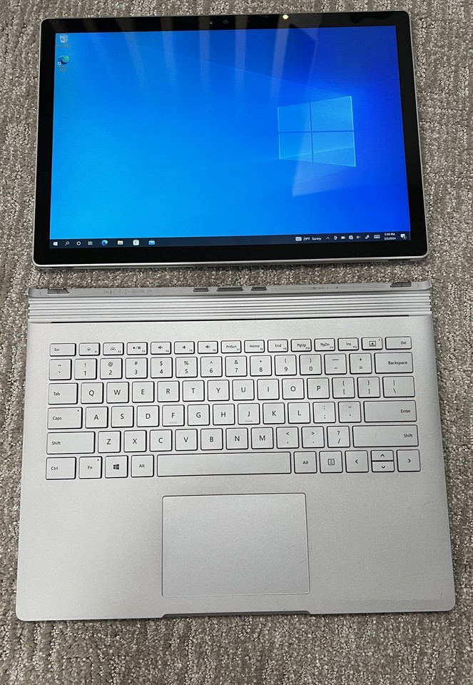 Microsoft Surface Book I5-6300U, 256GB SSD, 8GB RAM. Touch Screen Issues | eBay