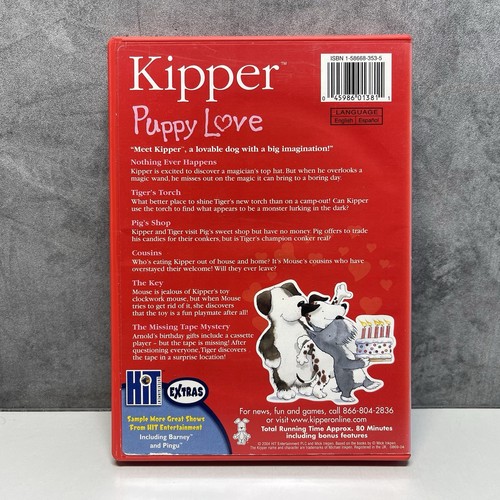 Kipper - Puppy Love (DVD, 2004) HIT Entertainment Animated | eBay
