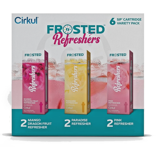 Cirkul Frosted Variety Pk, 2-Pink, 2-Mango Dragon Fruit, 2-Paradise ...