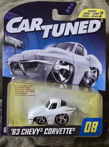 MGA CAR TUNED '63 CHEVY CORVETTE WHITE SERIES 2 #08 💥HOBBY EXCLUSIVE ...