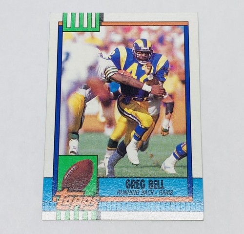 1990 Topps Greg Bell #77 Los Angeles Rams Football Card Tc4 | eBay