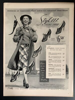 Vintage 1939 Selby Shoe Company Ad | eBay