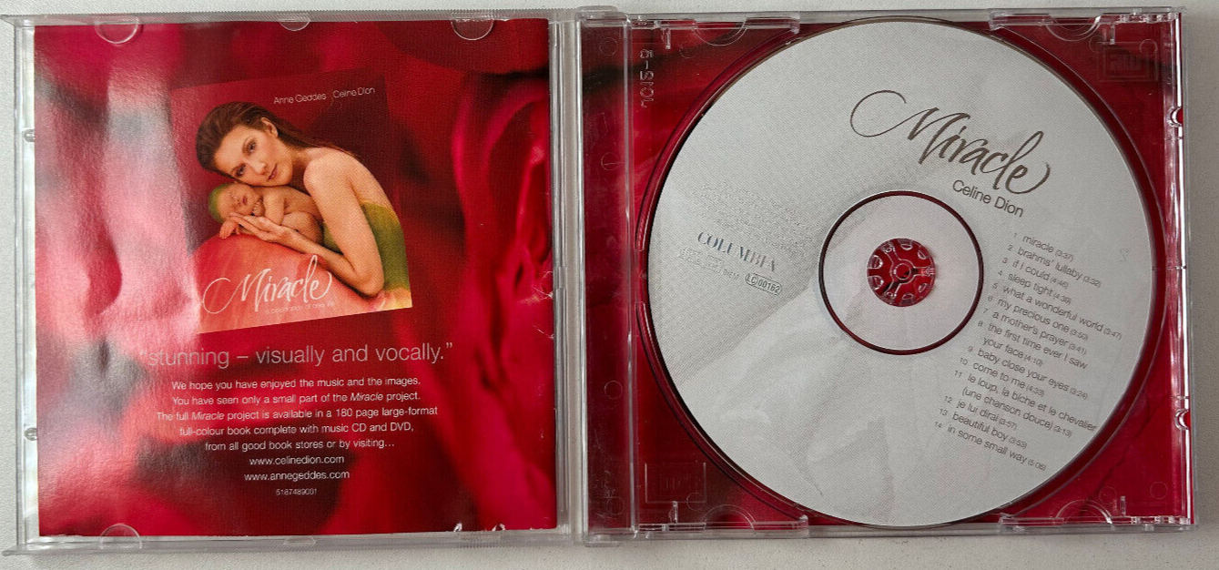 Céline Dion Miracle CD | eBay