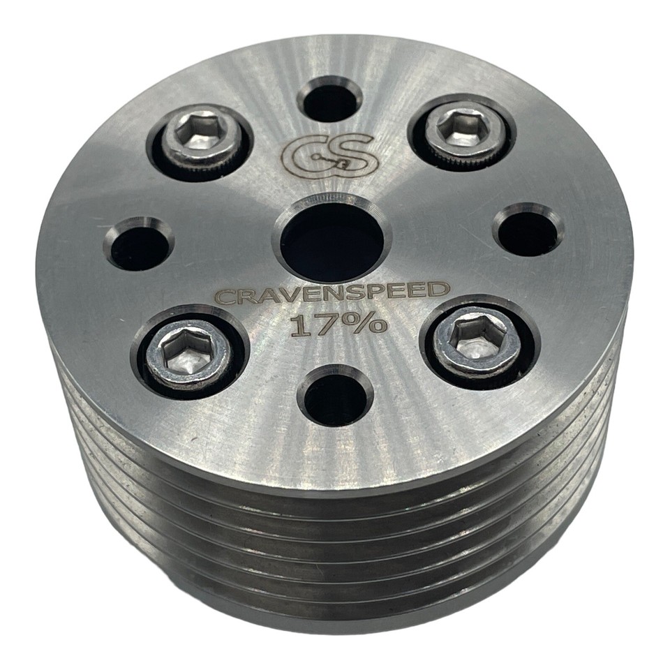 Cravenspeed 17% Supercharger Reduction Pulley R52 R53 2002-2006 MINI ...