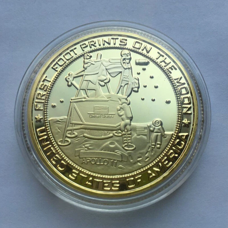 Apollo 11 Moon Landing Commemorative Coin