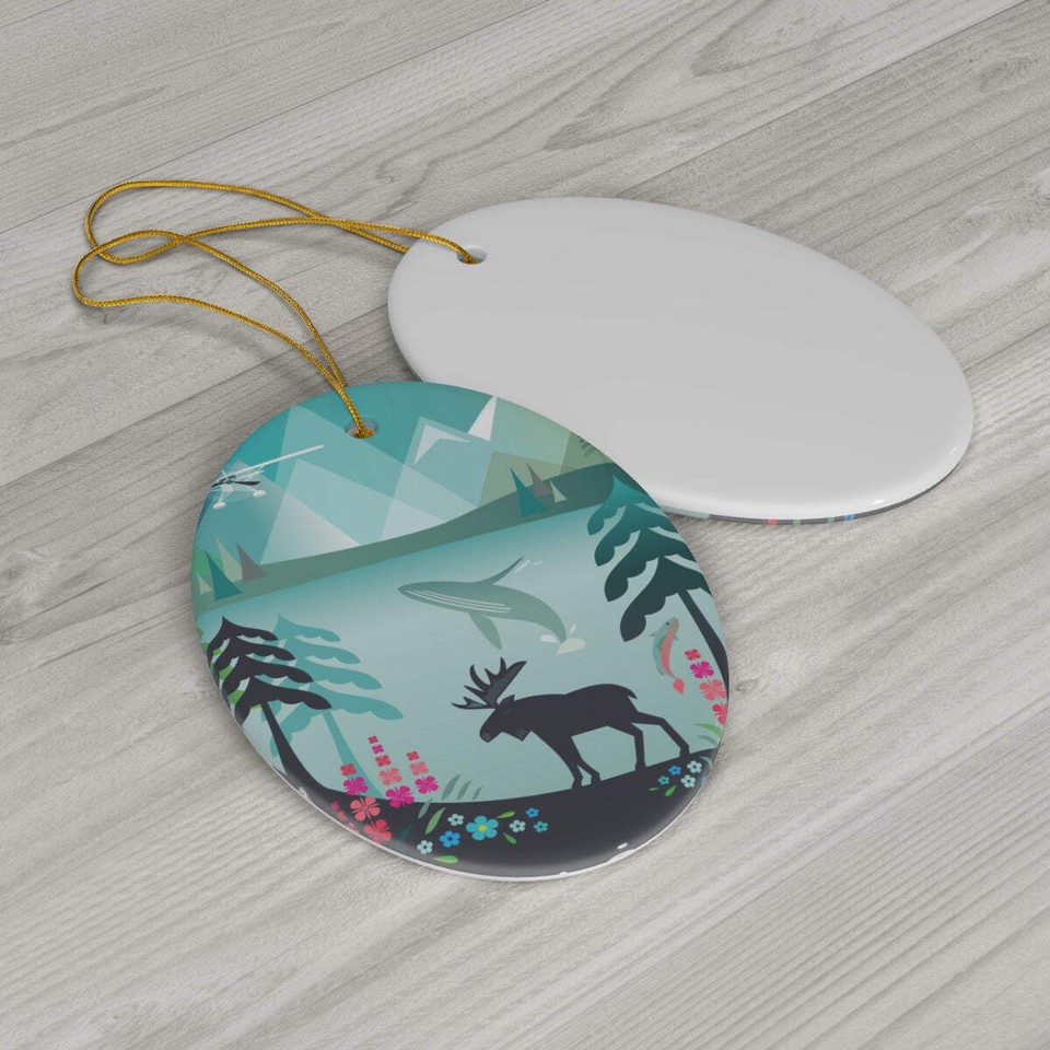 Alaska Ceramic Ornament | eBay