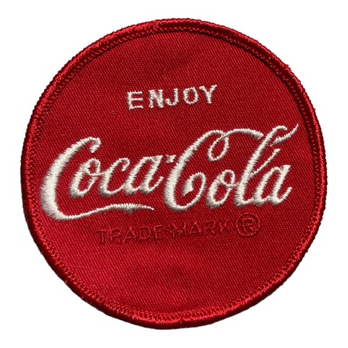 Coke Coca Cola Patch 3” Round Red Embroidered Sew On Patch Soda Pop ...