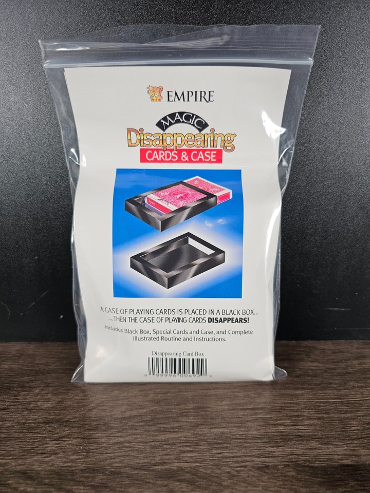 Empire Magic Disappearing Cards and Case Trick | eBay