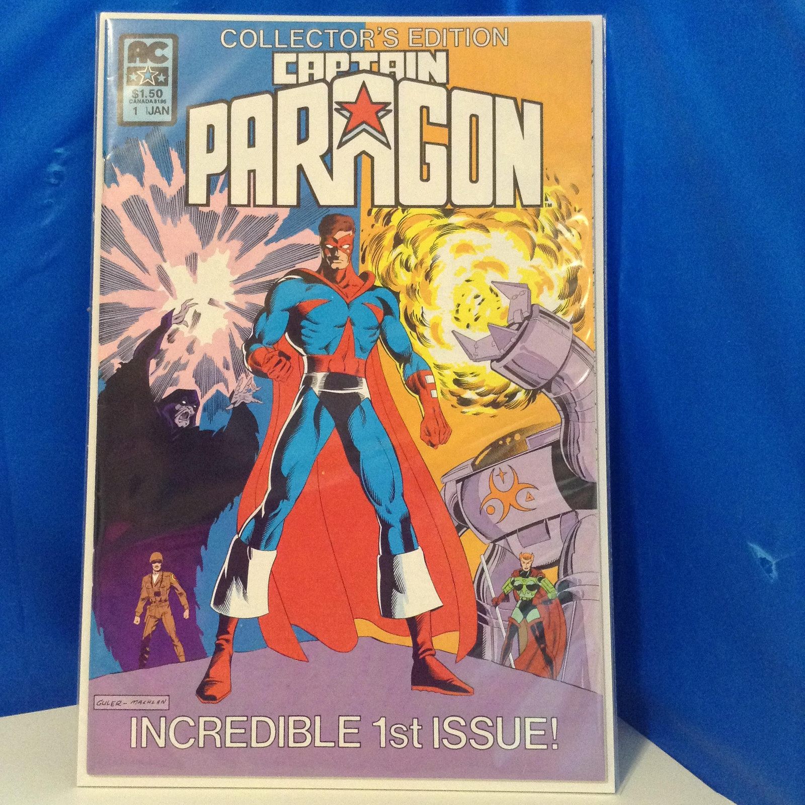 AC Comics -Collector's Edition Captain Paragon 1st Issue, December 1983 ...