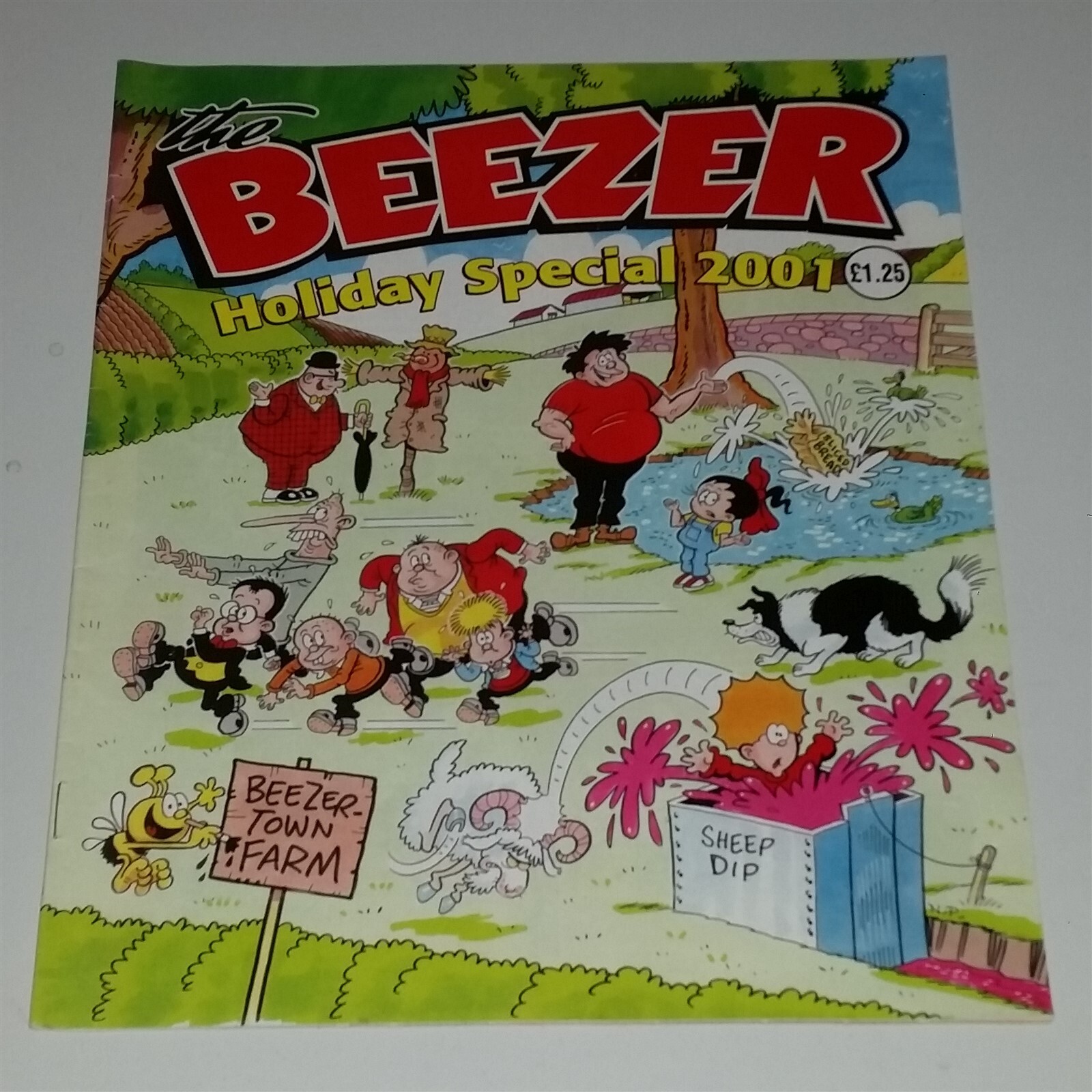 BEEZER HOLIDAY SPECIAL 2001 ADRIAN THE BARBARIAN D C THOMSON BRITISH ...