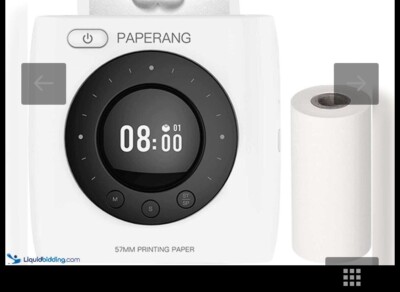 PAPERANG P2S Mini Pocket Printer, Wireless Thermal Printer Portable ...