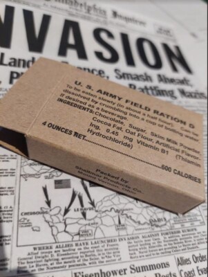 WW2 US K-Ration 4oz Chocolate bar wrapper | eBay