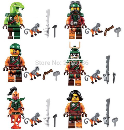 CLANCY & 4 Pirati del cielo si adattano LEGO Giocattolo Ninjago Ninja ...