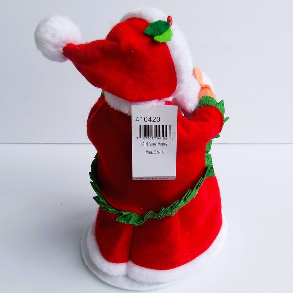 Annalee Doll 2020 Large 13in Very Merry Mrs Santa Claus with Muff ...
