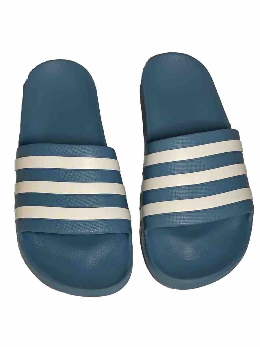 Adidas Adilette Women's Light Blue Slide Sandals Size… - Gem