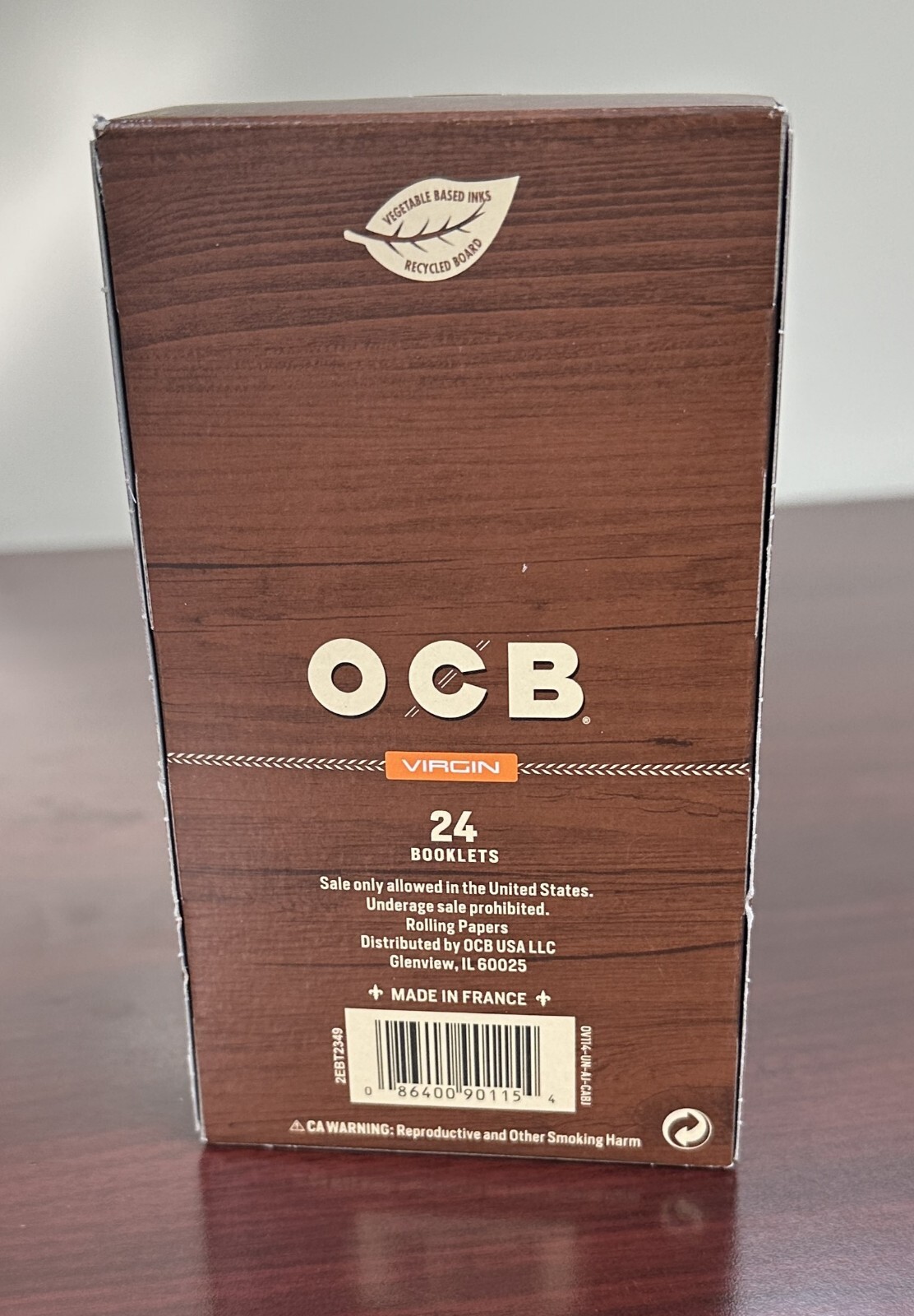 OCB Virgin 1 1/4 Unbleached Rolling Papers -Full box- 24 packs | eBay