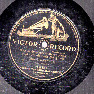 147g3. Clarice Vance - If Anybody Wants to Meet a Jonah - Victor 4930 ...