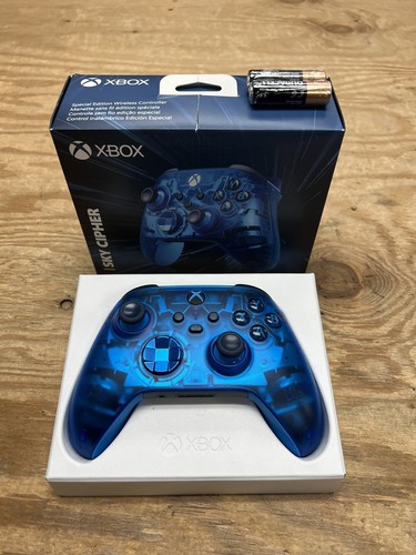 Xbox Wireless Gaming Controller In Sky Cipher Blue QAU-00150 | eBay