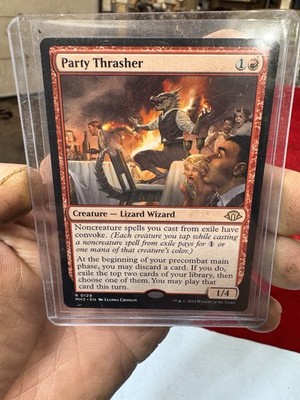 Party Thrasher Modern Horizons 3 Regular 0129 Rare MTG MAGIC 129 Rare ...