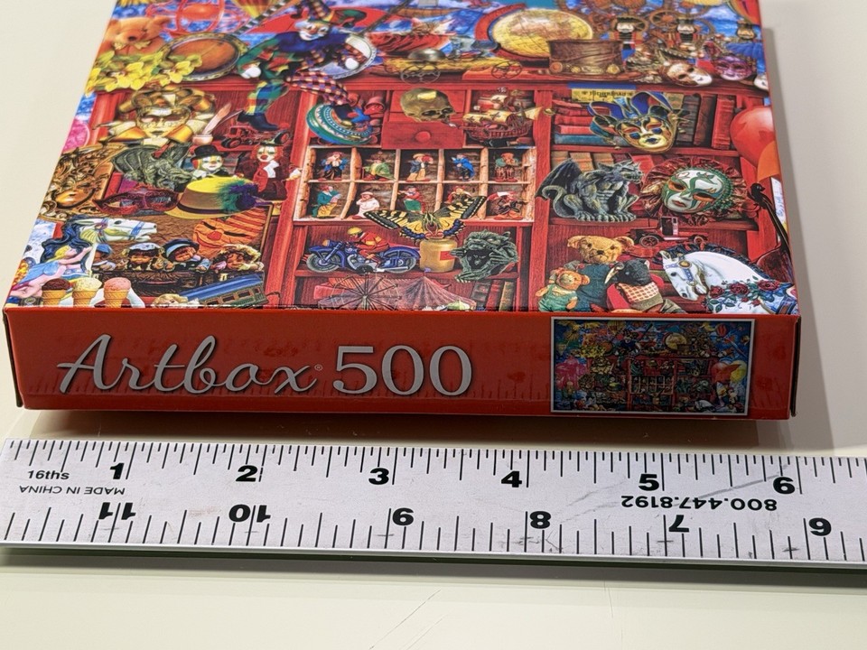 NIB Artbox 500 Piece PUZZLE Toy Shop #5206 CRA-Z-ART Celebrate Art ...