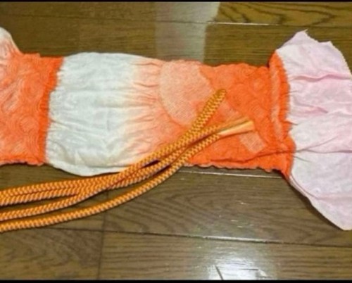 Unused cute pure silk obiage and obijime set | eBay