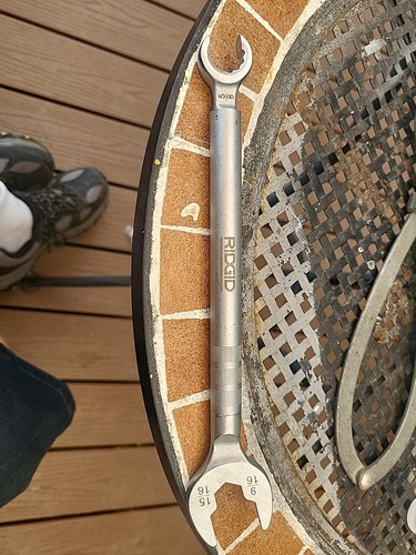 RIDGID One Stop Wrench 9/16 15/16 5/8 Two In One Wrench | eBay