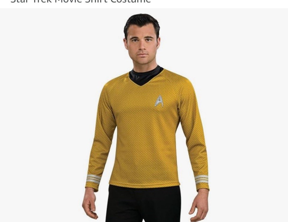 Star Trek Captain Kirk Adult Halloween Costume | eBay