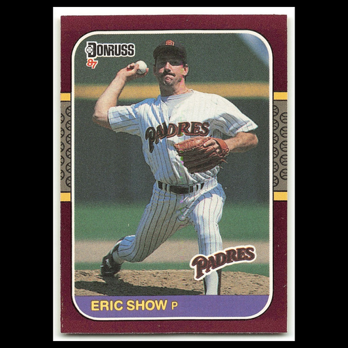 Eric Show #149 1987 Donruss Opening Day San Diego Padres Baseball Card ...