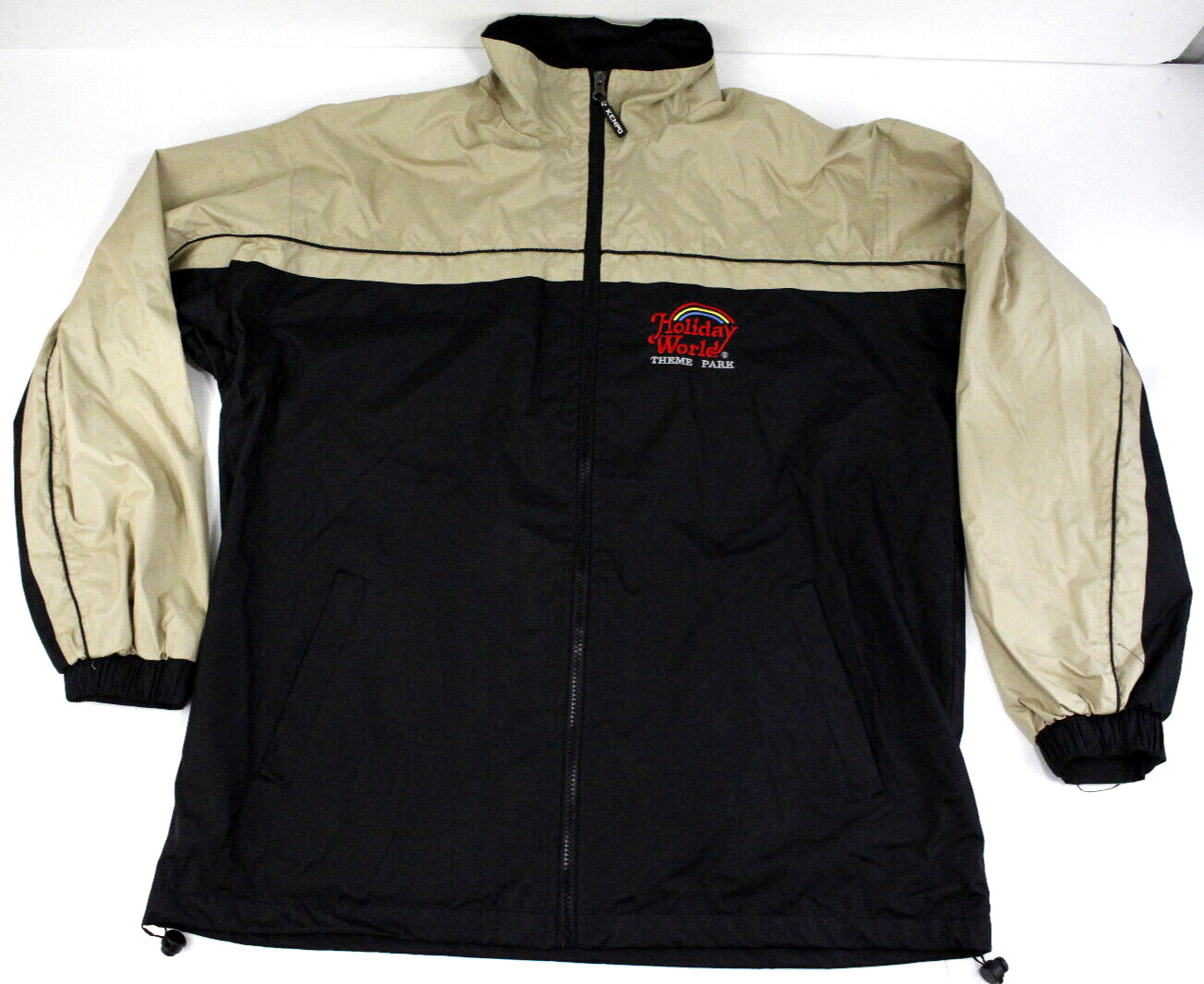 Kenpo Holiday World Theme Park Jacket Men's Sz L Beig… - Gem