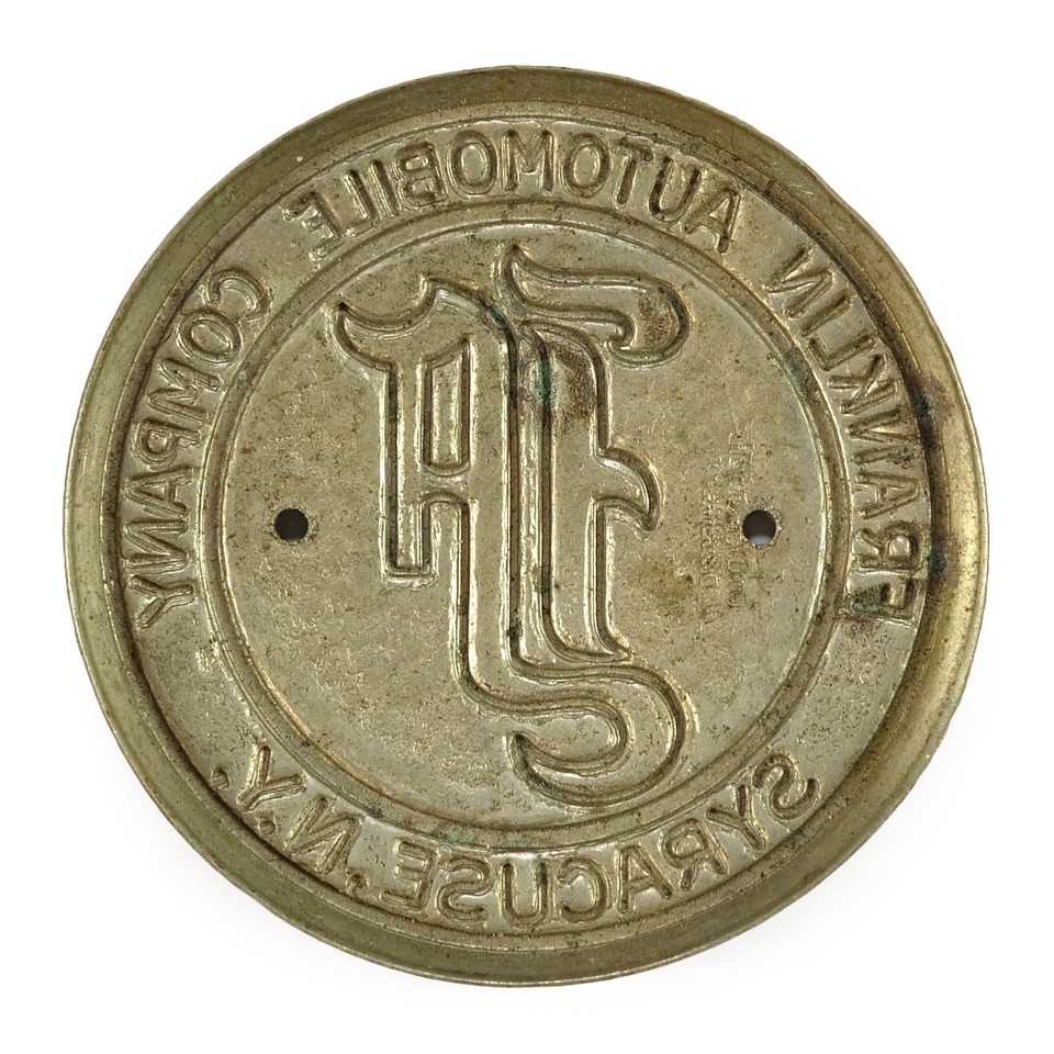 Franklin Automobile Advertising Antique Radiator Grille Badge Emblem ...