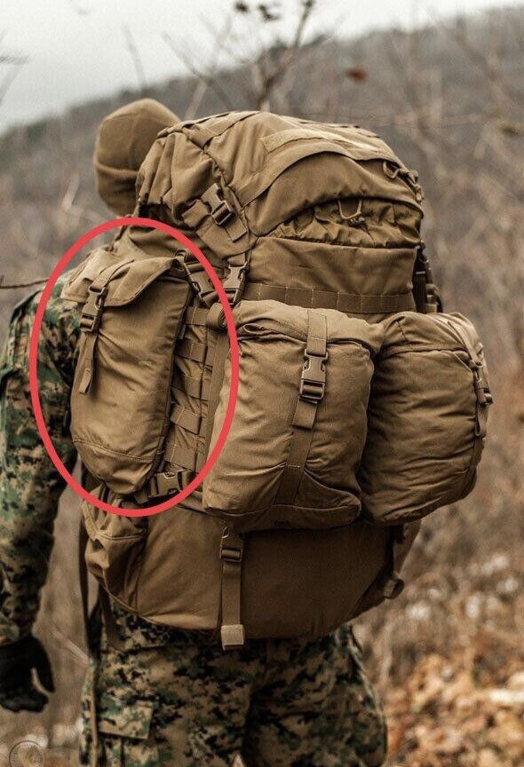 Lot of 2 USMC FILBE Hydration Pouch Pack 100 oz Coyote Brown FILBE ...