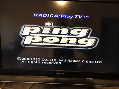 Vintage Ping Pong Play TV Video Game Plug n Play | eBay