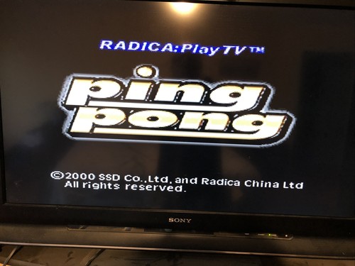 Vintage Ping Pong Play TV Video Game Plug n Play | eBay