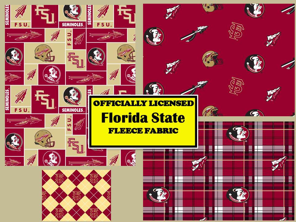 FLORIDA STATE UNIVERSITY FLEECE FABRIC-FSU SEMINOLES FLEECE-ALL ...