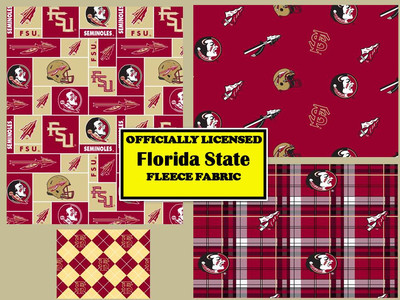 FLORIDA STATE UNIVERSITY FLEECE FABRIC-FSU SEMINOLES FLEECE-ALL ...