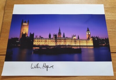 WILLIAM HAGUE ex Conservative Prime Minister Undedicated autograph 16 ...