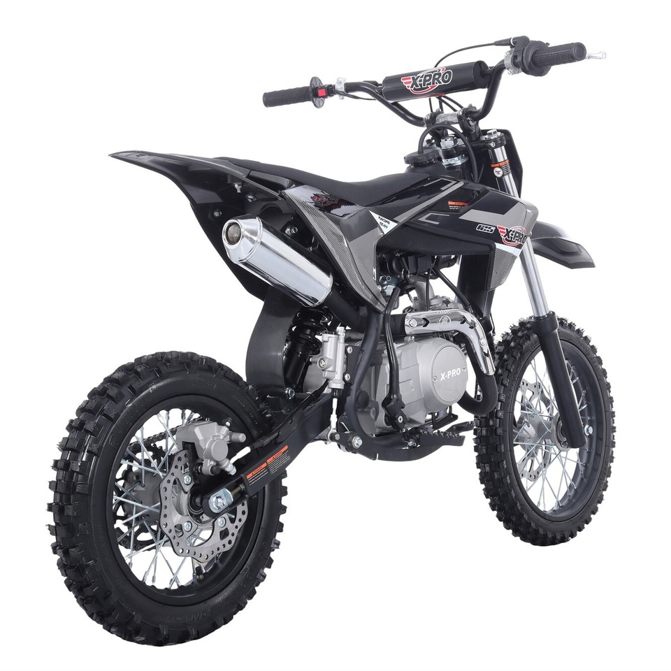 X-PRO X26 125cc Dirt Bike Pit Bike 4 Stroke Gas Powered Off Road Kick ...