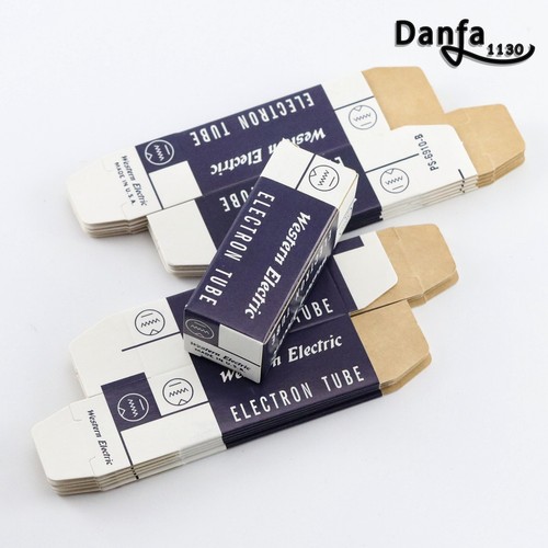 lot of 20 WESTERN ELECTRIC TUBE BOX CARTON BOX FOR 396A 408A 417A 420A ...