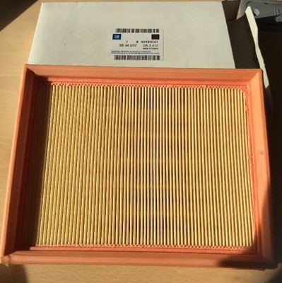 GENUINE VAUXHALL CORSA B TIGRA A AIR FILTER ELEMENT 93183041 | eBay UK