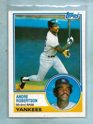 ANDRE ROBERTSON - 1983 Topps - #281 - Yankees - Comb. Shipping | eBay