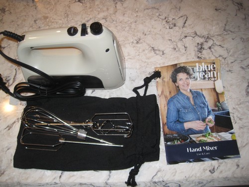 Blue Jean Chef Variable Speed Hand Mixer with Dough Hooks and Whisk | eBay